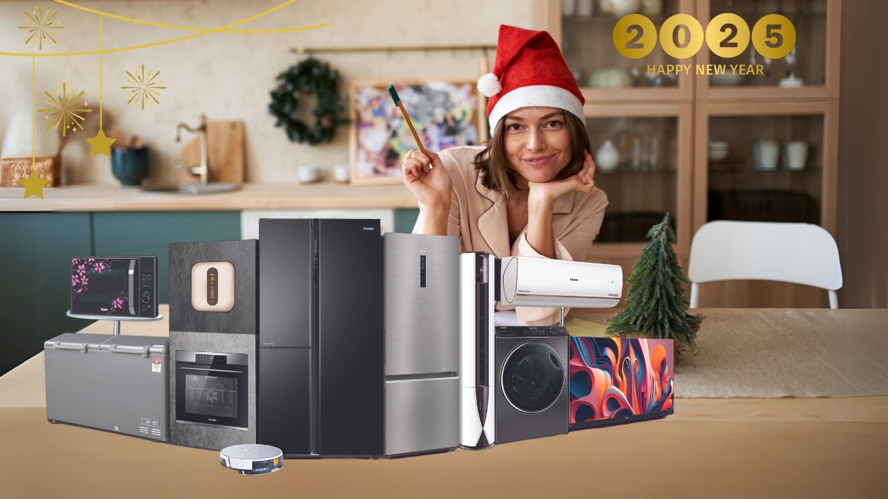 Smart Home Devices to Kickstart Your 2025 New Year - Haier India Blog