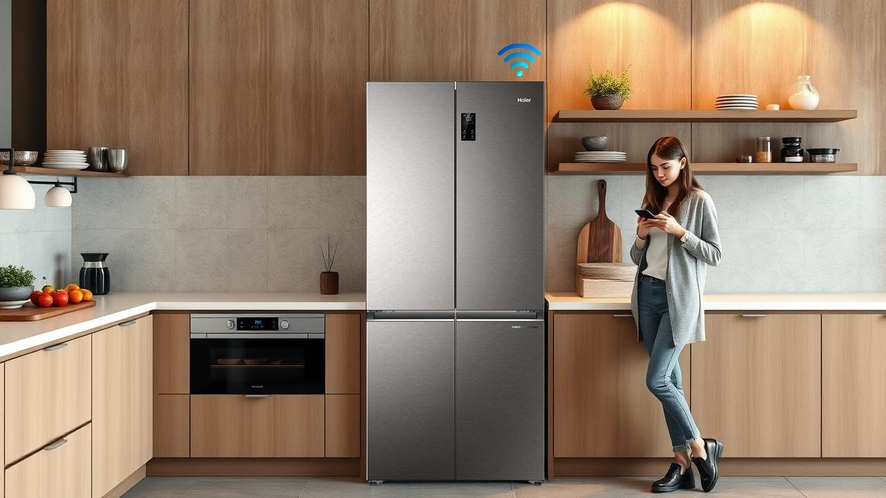 Lumiere 4-Door Refrigerator: Smart Storage & AI Cooling