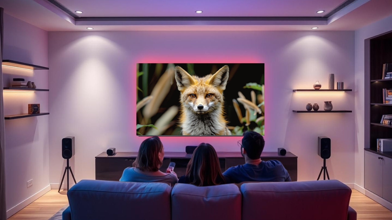This QLED TV Fixes Glare Issues During Rainy Days