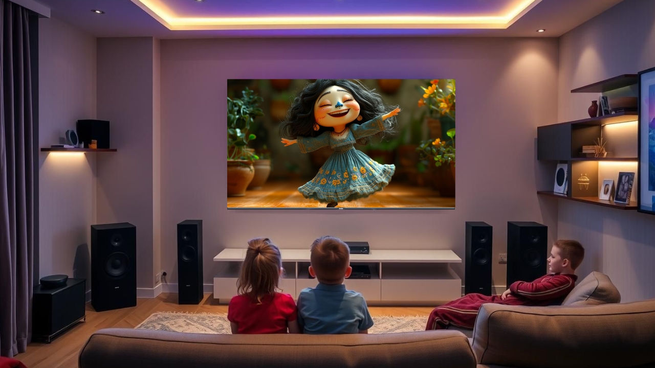 Why Kids Love Animated Films More on QLED This Season