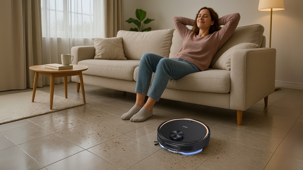 2-in-1 Mopping Robot Racuum Cleaner for Urban Homes
