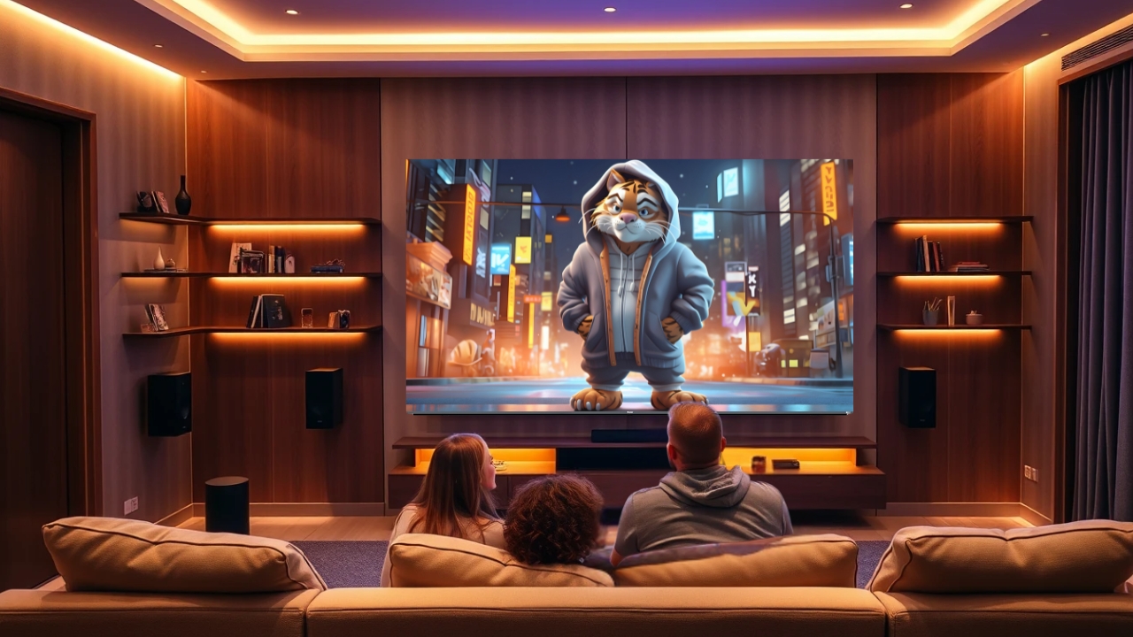 Big Screen TVs That Keep Kids Watching from Safely