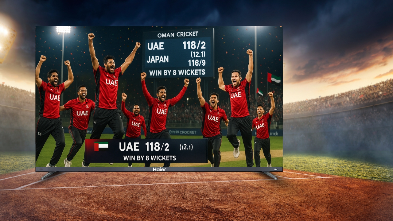 UAE’s Win in 4K - TV Replays That Felt Cinematic