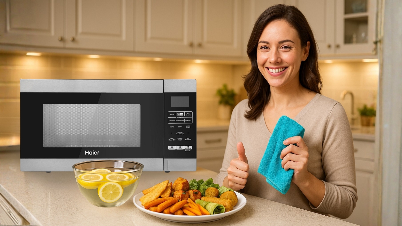 How to Clean a Microwave With Lemon Steam Easily